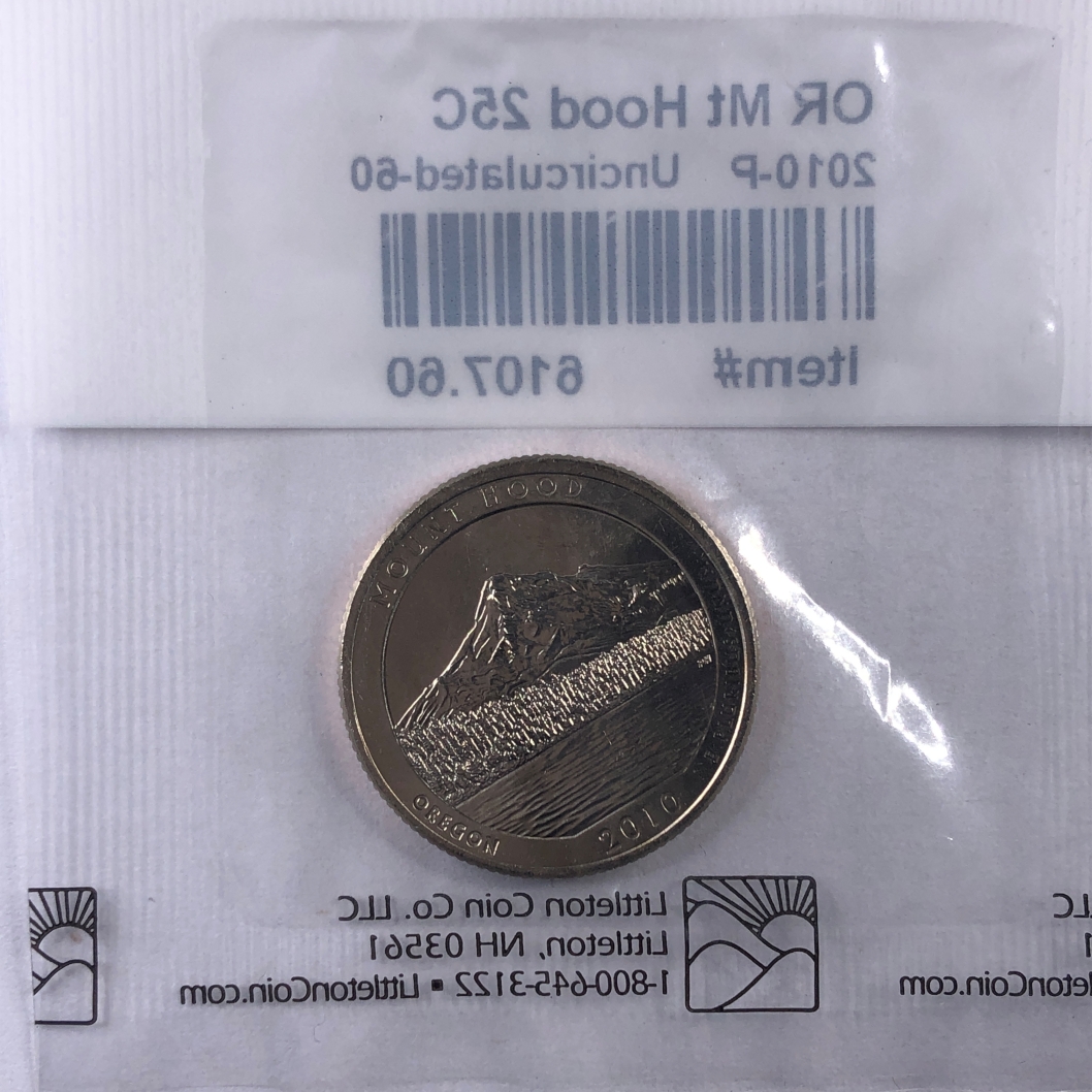 2010-P Mt. Hood, Oregon Commemorative Quarter*Graded Uncirculated 60 by ...