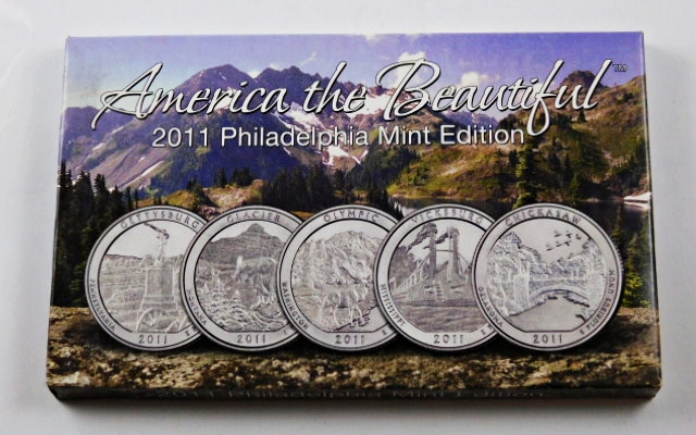 2011 America the Beautiful Philadelphia Quarters Mint Set*In Original ...
