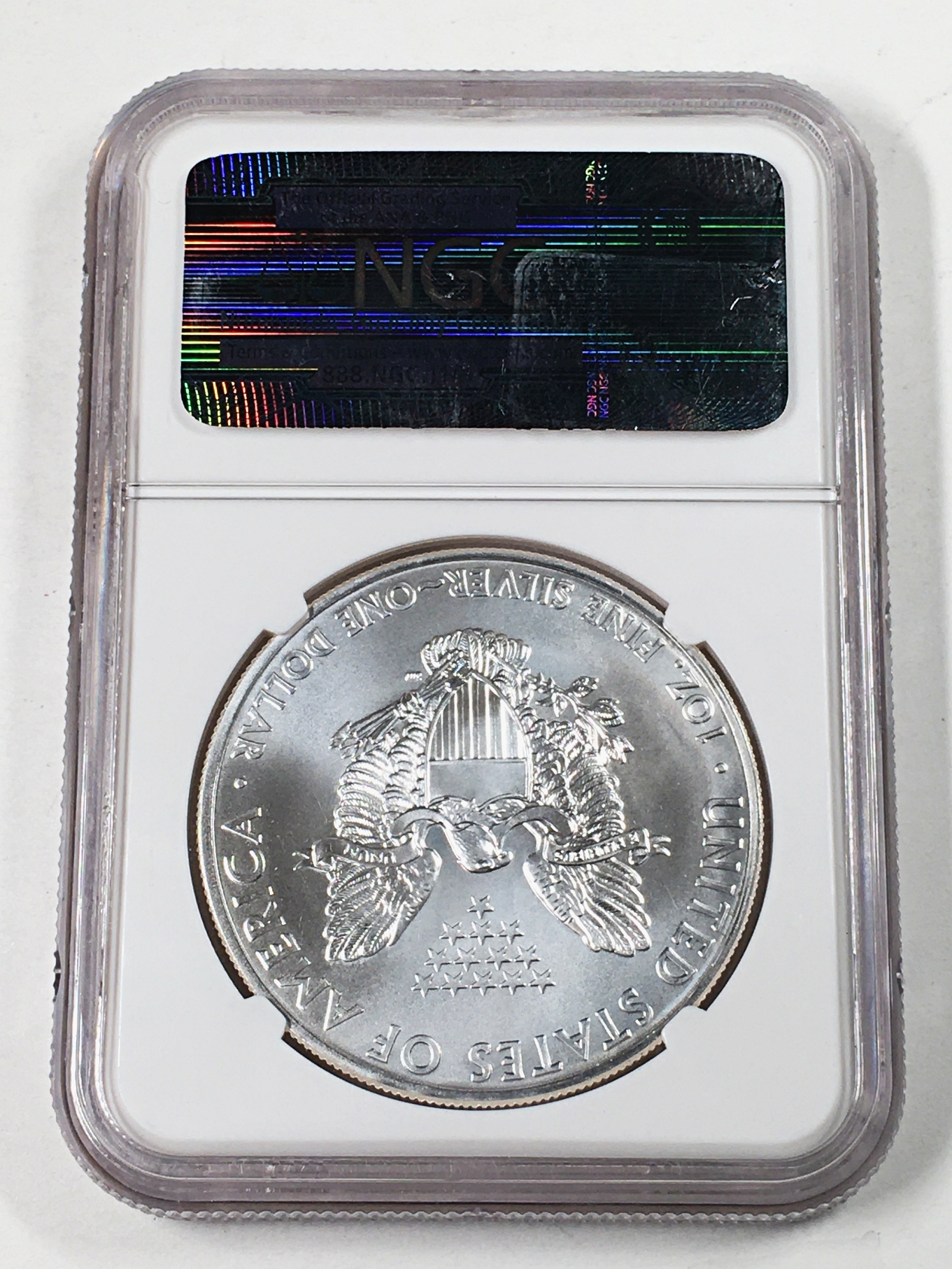 2011 American Silver Eagle*25th Year of Issue*Early Releases*1oz .999 Fine Silver*Graded MS70 by ...