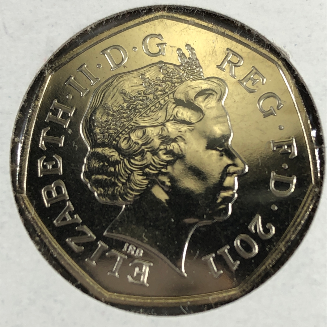 2011 Great Britain 50 Pence*London Olympics*Brilliant Uncirculated ...