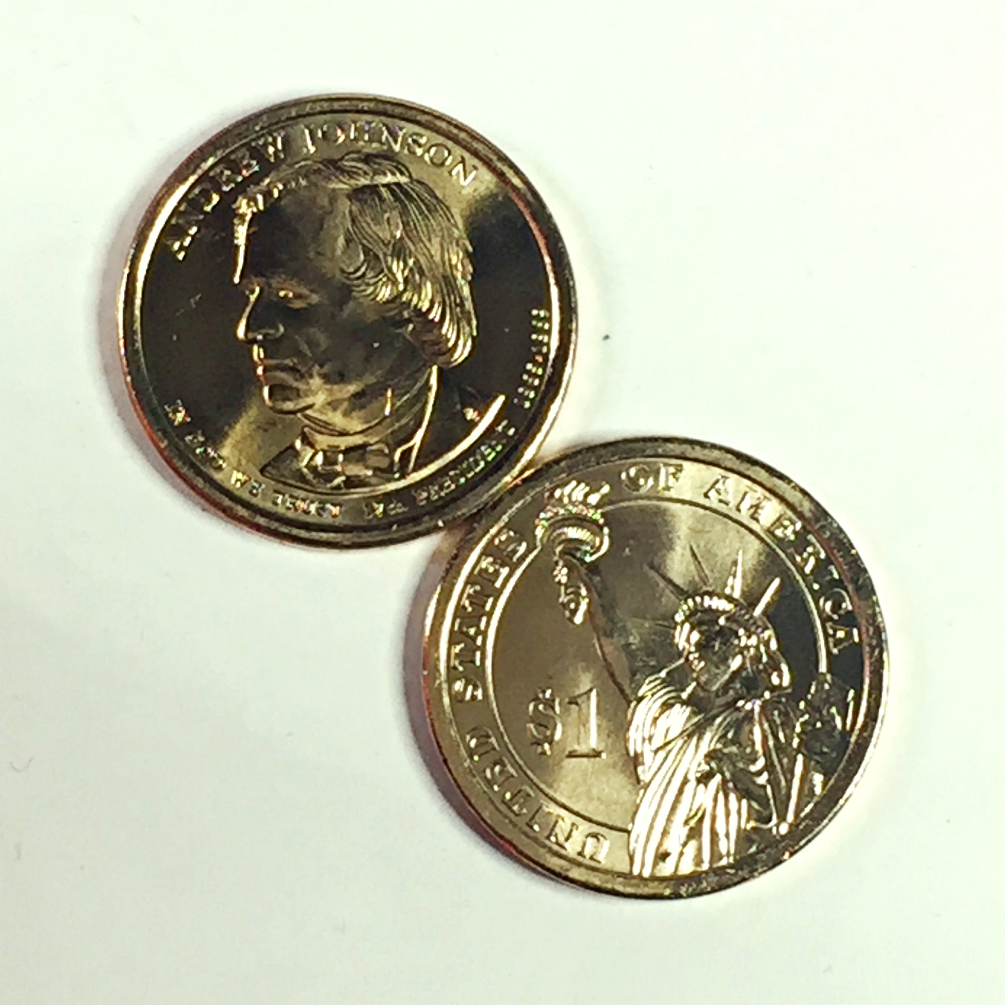 2011-P & D Andrew Johnson Commemorative Presidential Dollars*High Grade ...