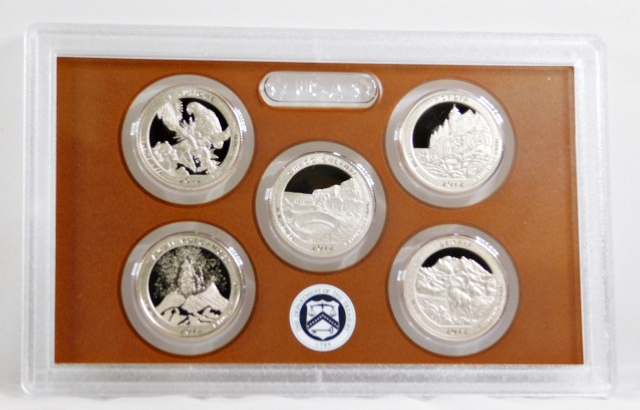 2012 United States Mint Proof Set - Regular Set, Quarters Set ...