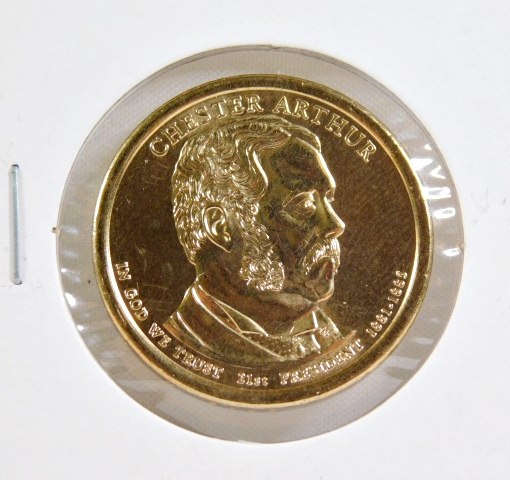 2012-D Brilliant Uncirculated Chester Arthur Presidential Commemorative ...