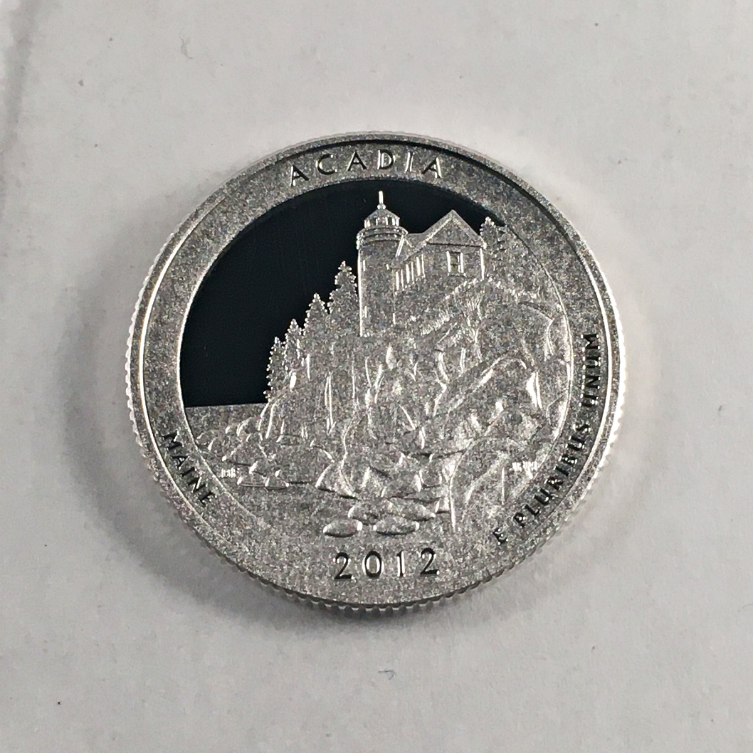 2012-S Acadia National Park Commemorative Proof Silver Quarter*DCAM ...