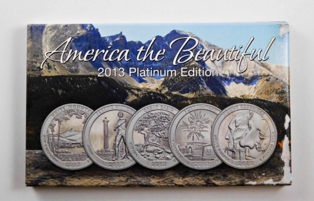 2013 Platinum Edition of America the Beautiful Commemorative Quarters ...