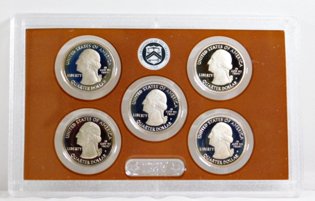 2013 United States Mint Proof Set - Regular Set, Quarters Set ...