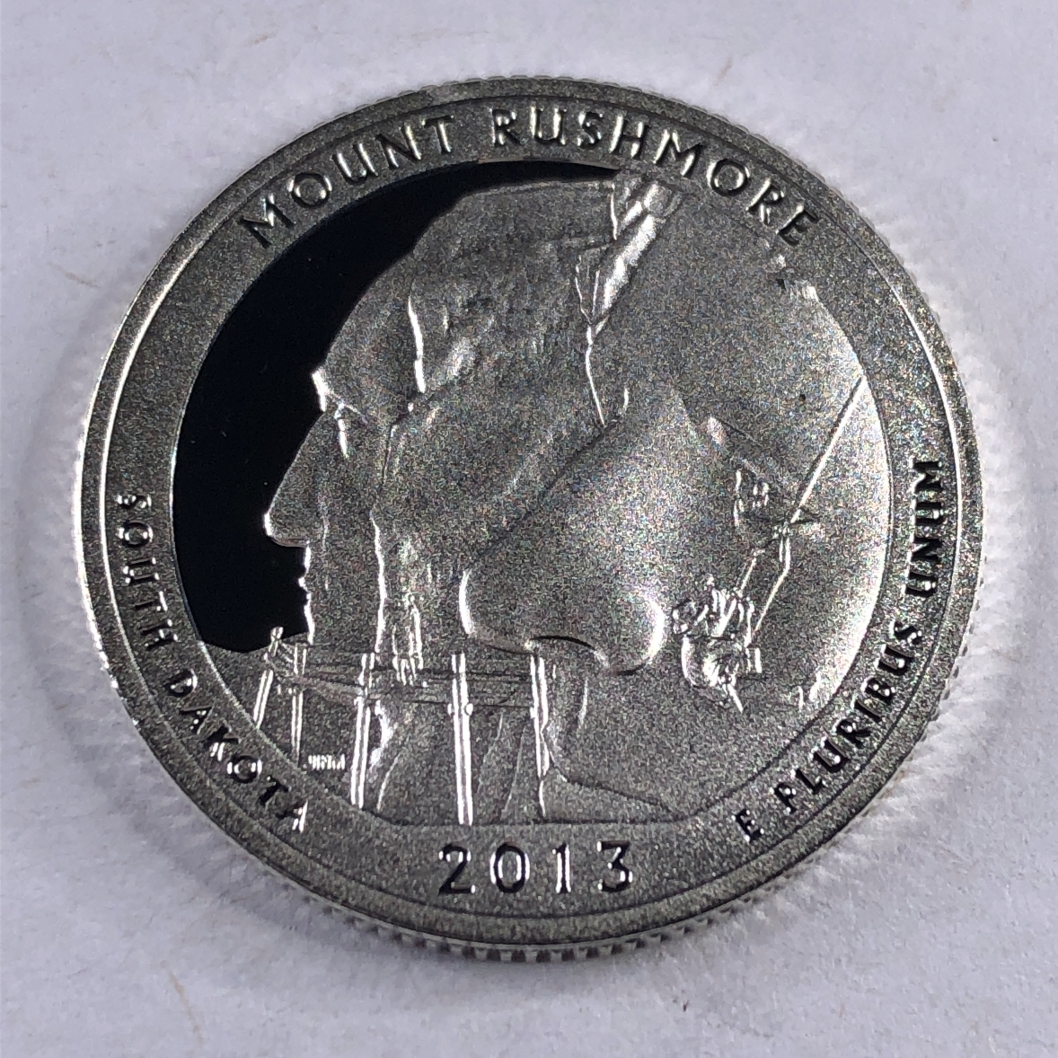 2013-S Proof Silver America the Beautiful "Mount Rushmore ...