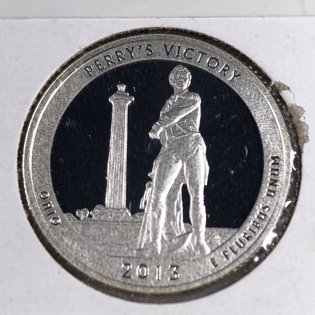 2013-S Proof Silver America the Beautiful*Perry's Victory ...