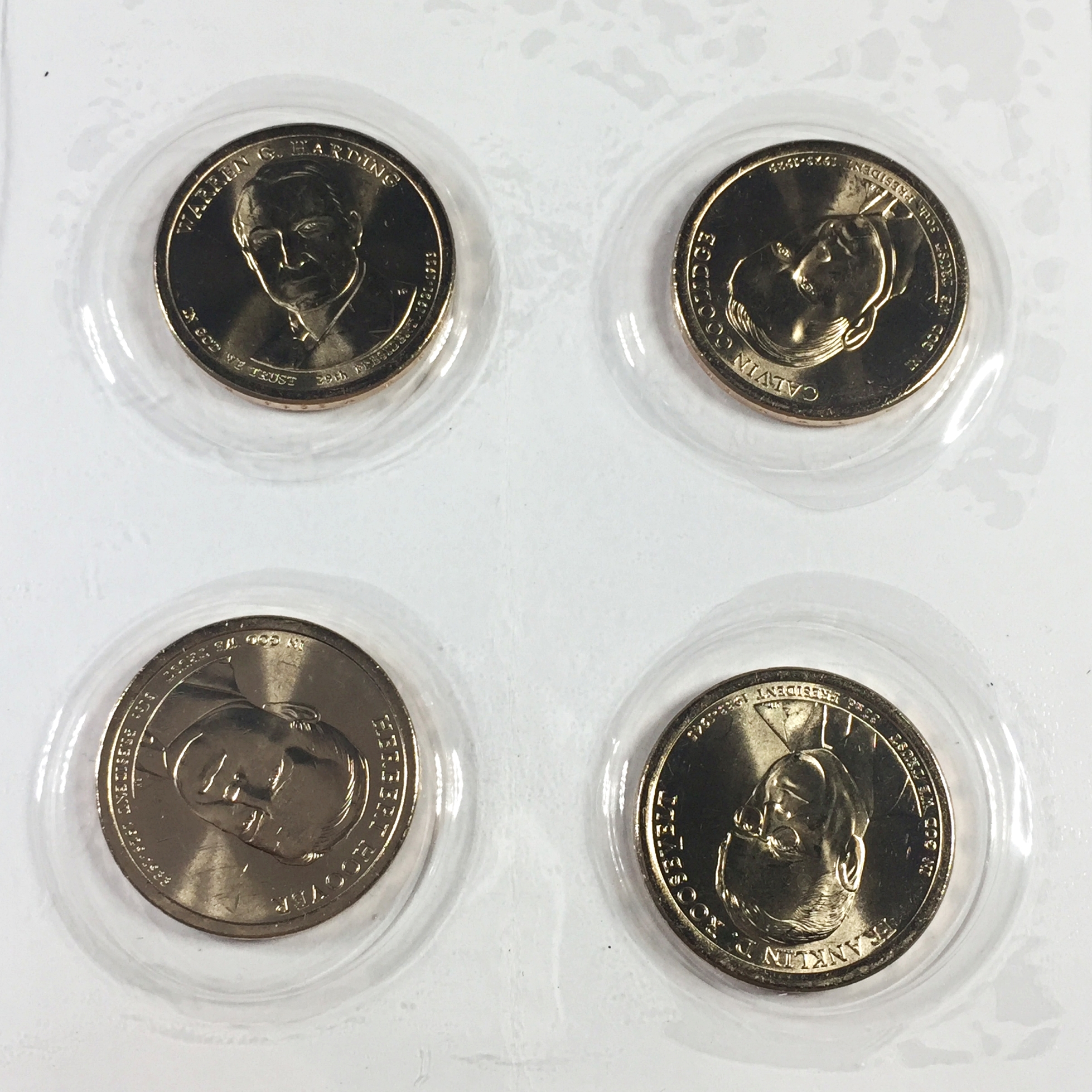 2014 United States Mint Presidential $1 Four-Coin Set*Philadelphia*In ...