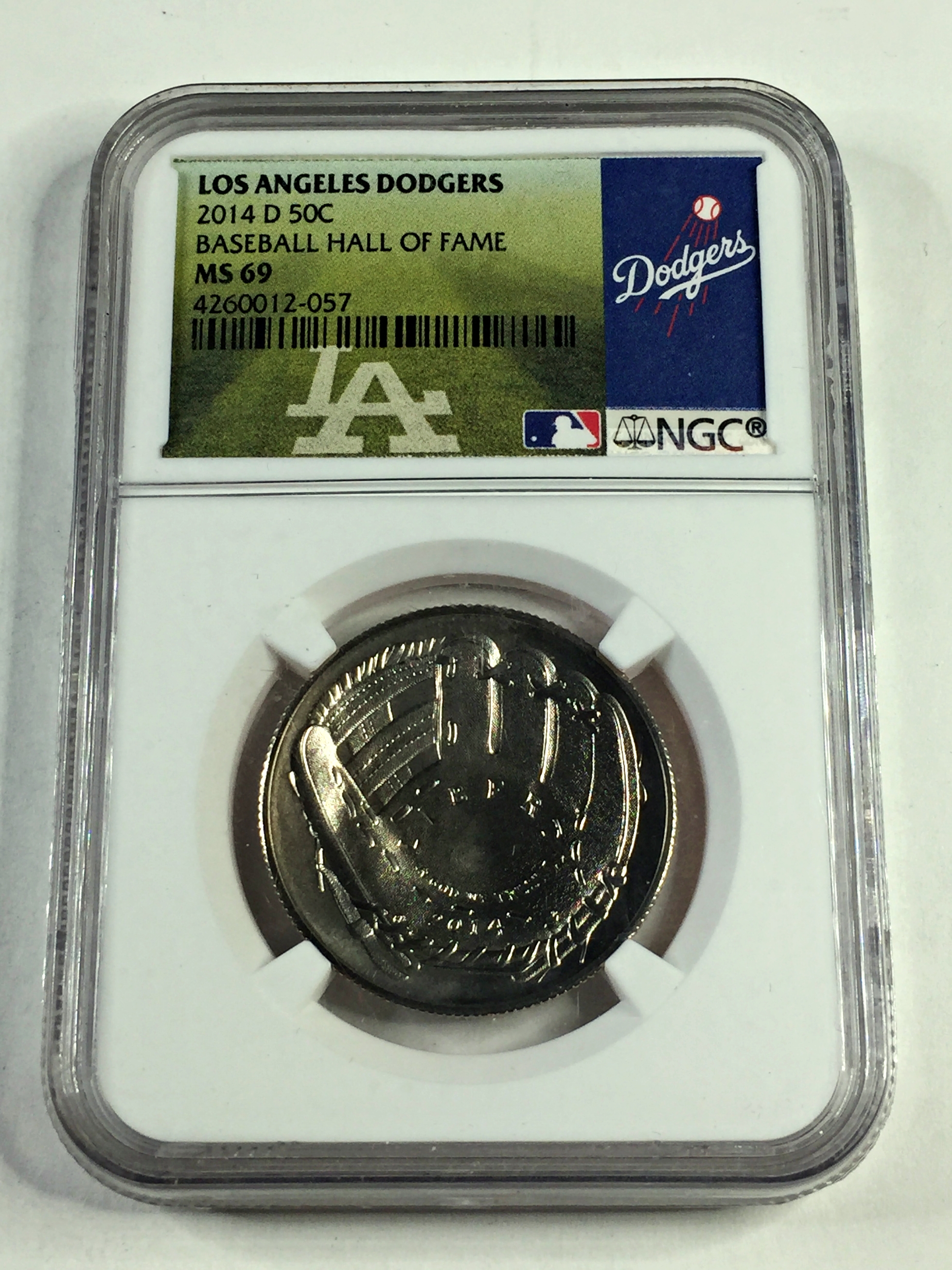 2014-D Baseball Hall of Fame Commemorative Half Dollar*Los Angeles ...