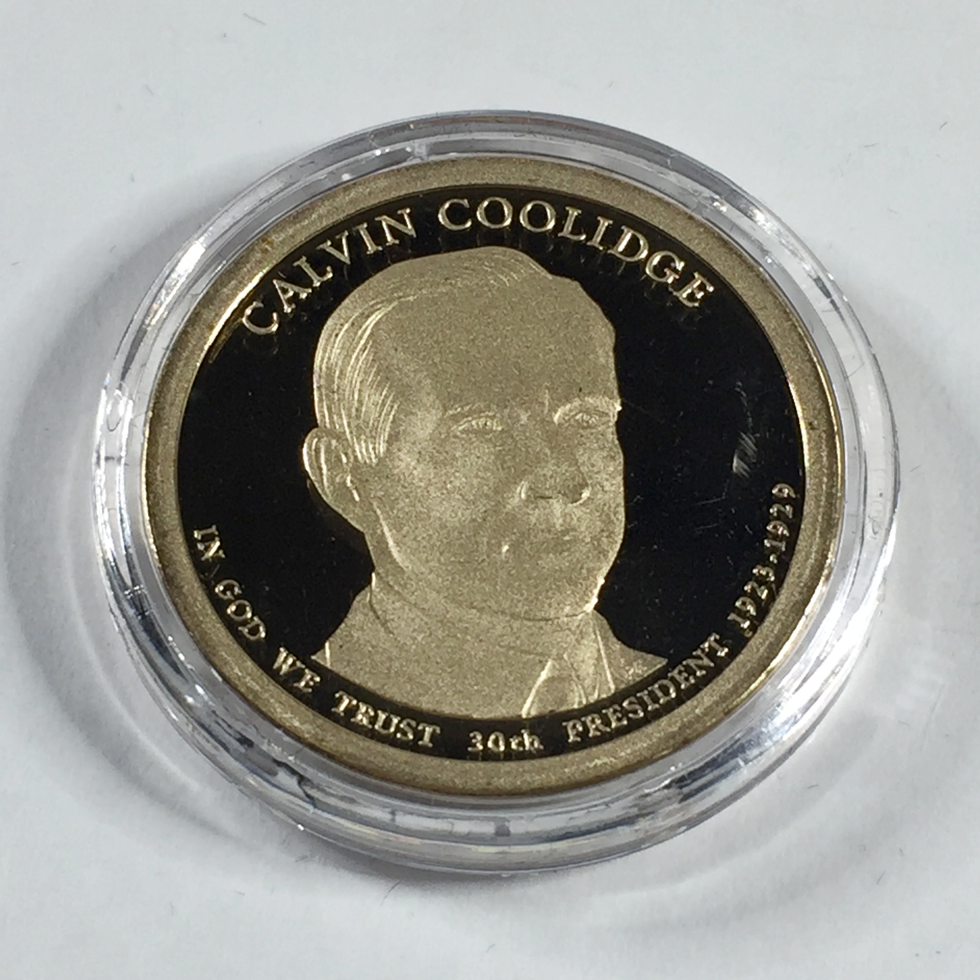 2014-S Proof Calvin Coolidge Commemorative Presidential Dollar*DCAM*In ...