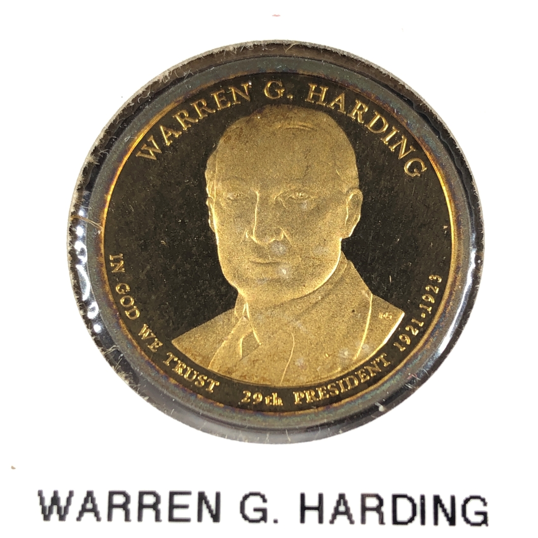 2014-S Proof Warren Harding Presidential Commemorative Dollar*Deep ...