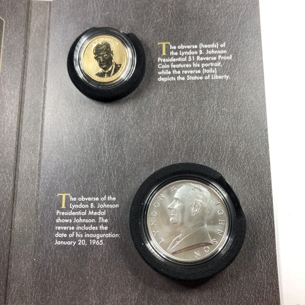 2015 Lyndon B Johnson Coin and Chronicles Set *in Original Box ...