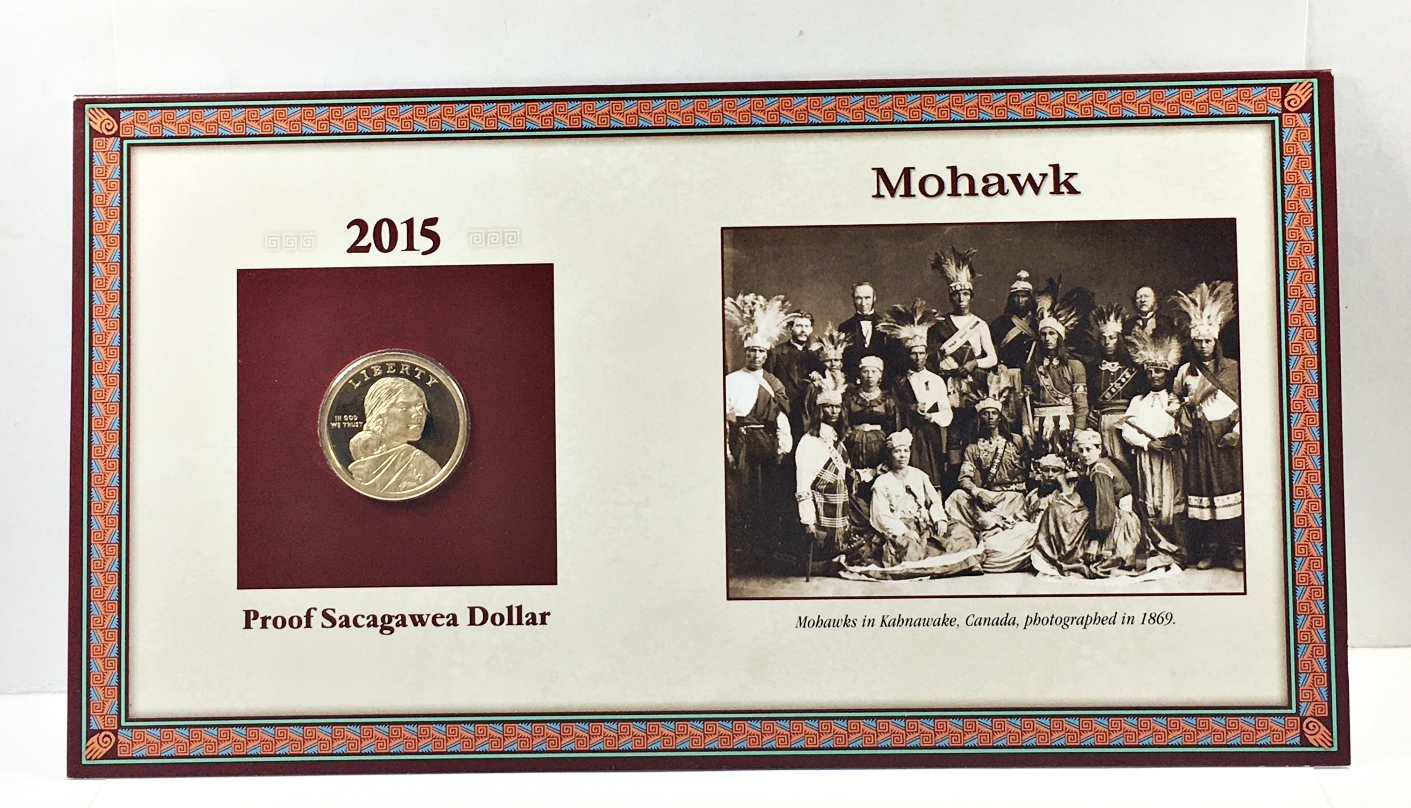 2015 Proof Native American Mohawk Ironworkers Commemorative Dollar*With ...