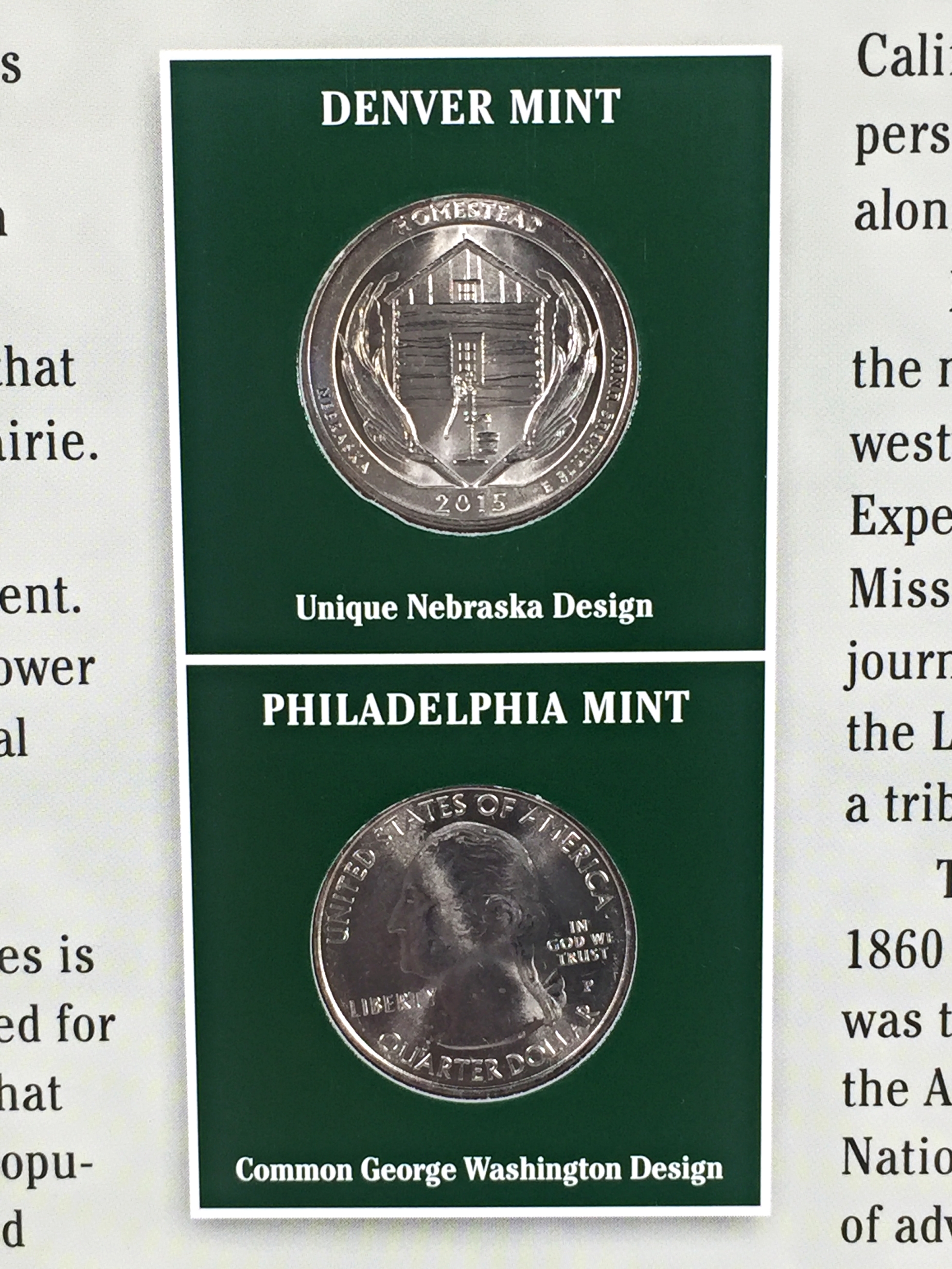 2015-P & D America the Beautiful Homestead National Monument Quarters ...