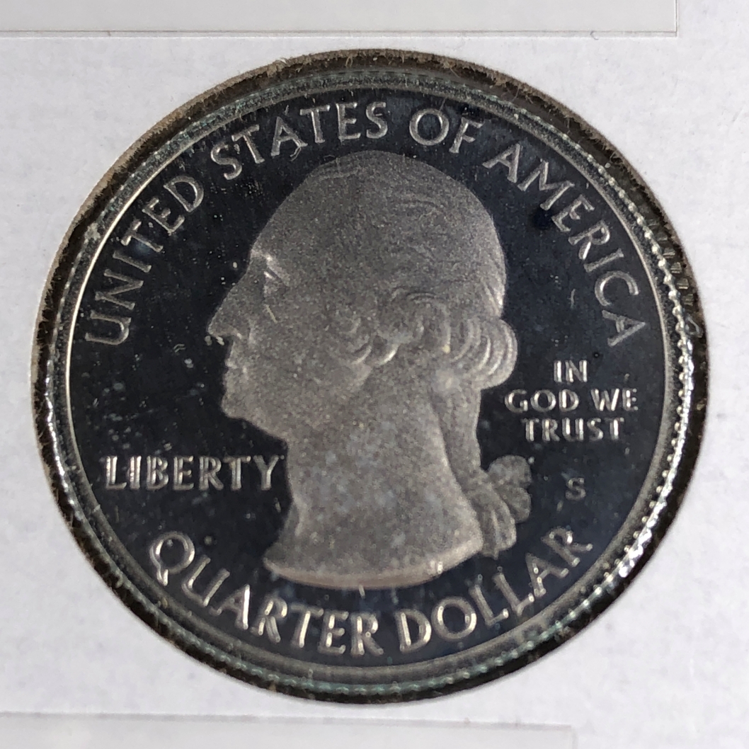 2015-S Proof Silver America the Beautiful*Blue Ridge Parkway ...