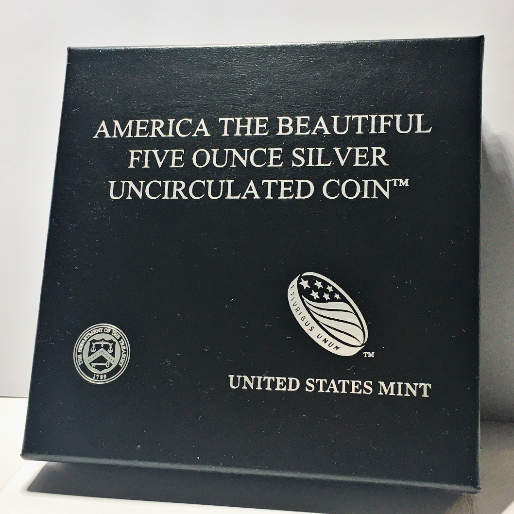 2016 America The Beautiful Five Ounce Silver Uncirculated Coin*Fort ...