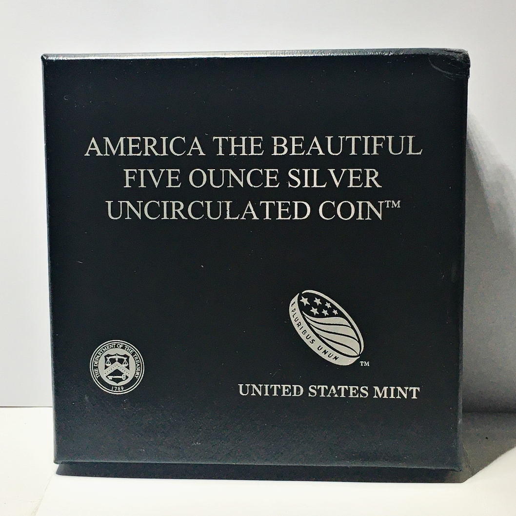 2017 America The Beautiful Five Ounce Silver Uncirculated Coin*Effigy ...