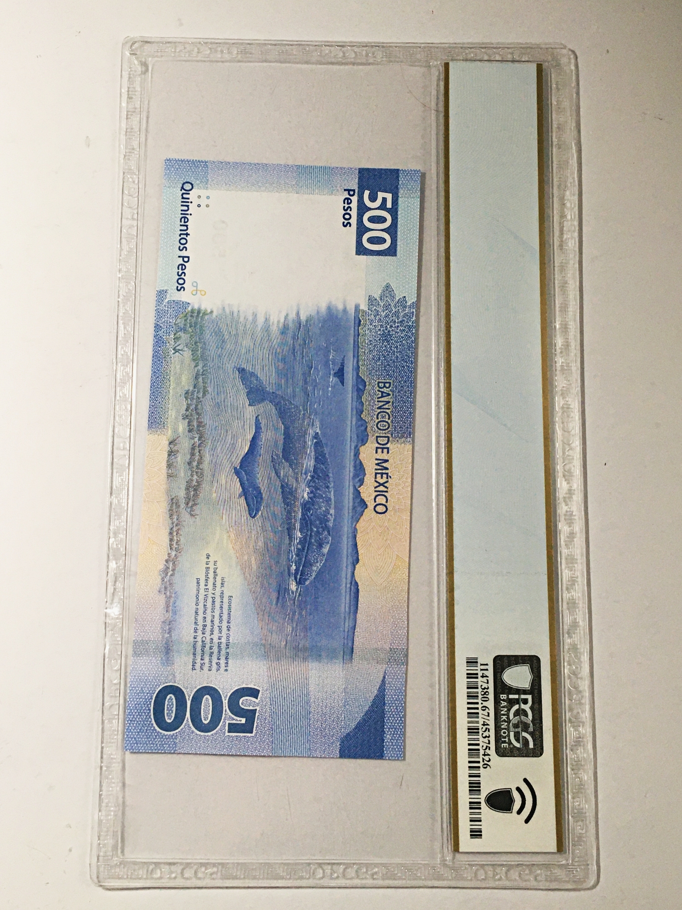 2018 Mexico 500 Pesos Banknote*Graded Superb Gem Unc 67 PPQ by PCGS ...