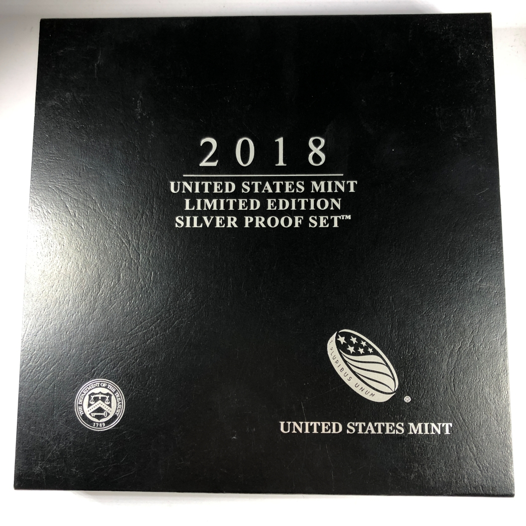 2018 US Mint Limited Edition Silver Proof Set*1oz .999 Fine Silver ...