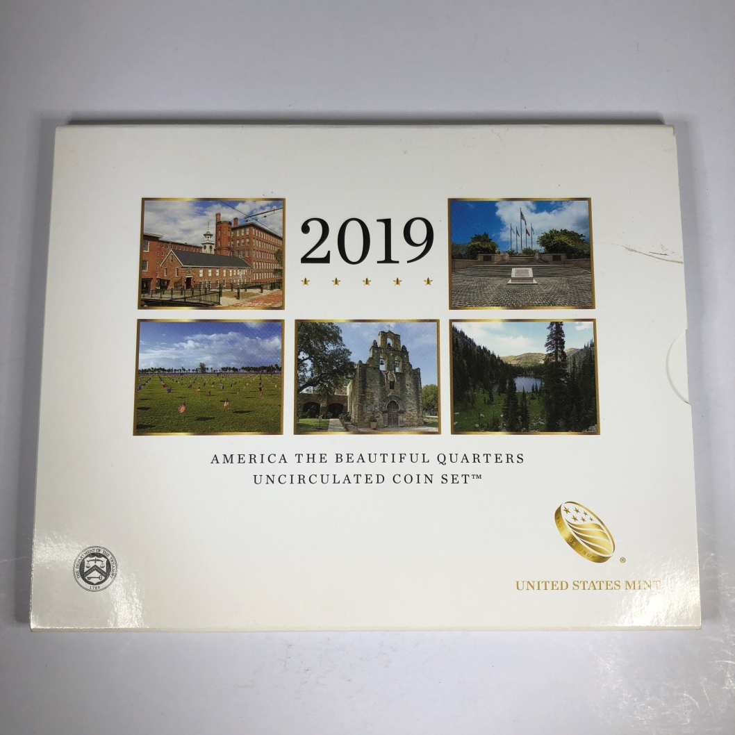 2019 American the Beautiful Quarter Set in Original Govt Packaging ...