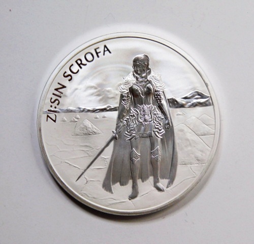 2019 Korea Silver 1 Clay Coin*ZI:SIN SCROFA*1 oz .999 Fine Silver ...