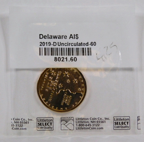 2019-D American Innovation Dollar*Delaware/Classifying Stars*Graded ...