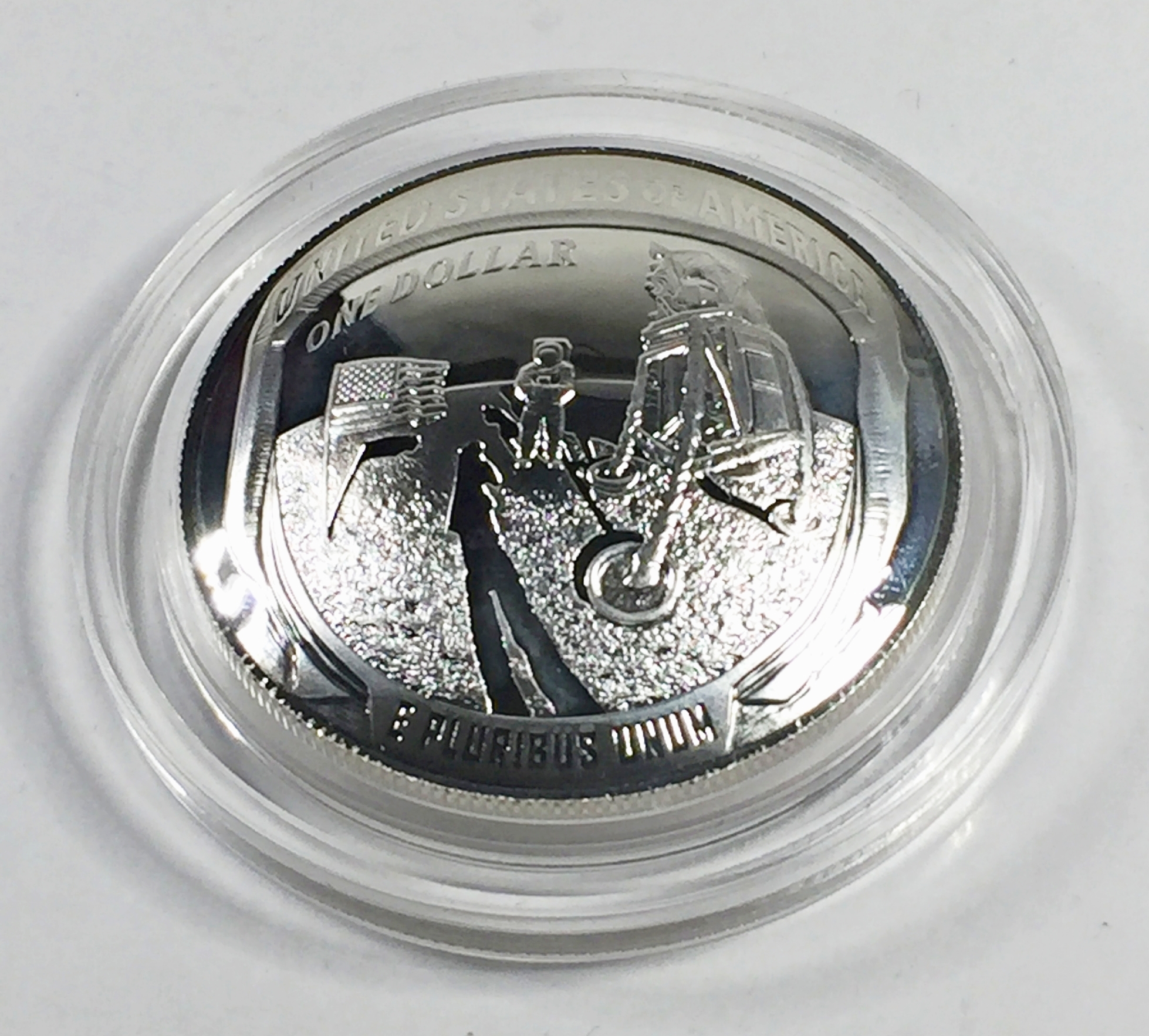 2019-P Apollo 11 50th Anniversary Commemorative Proof Silver Dollar ...