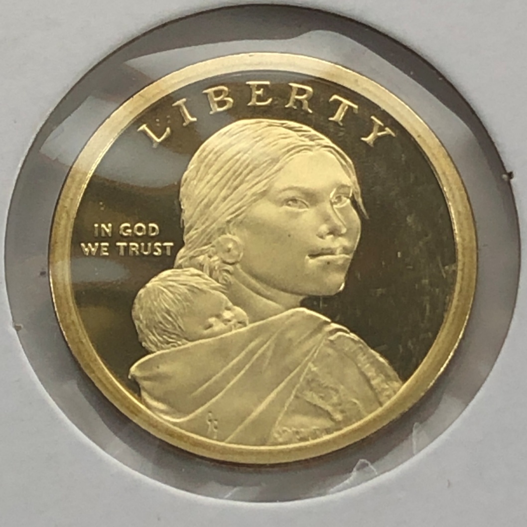 2019-S Proof Native American Indians in Space Commemorative $1 ...