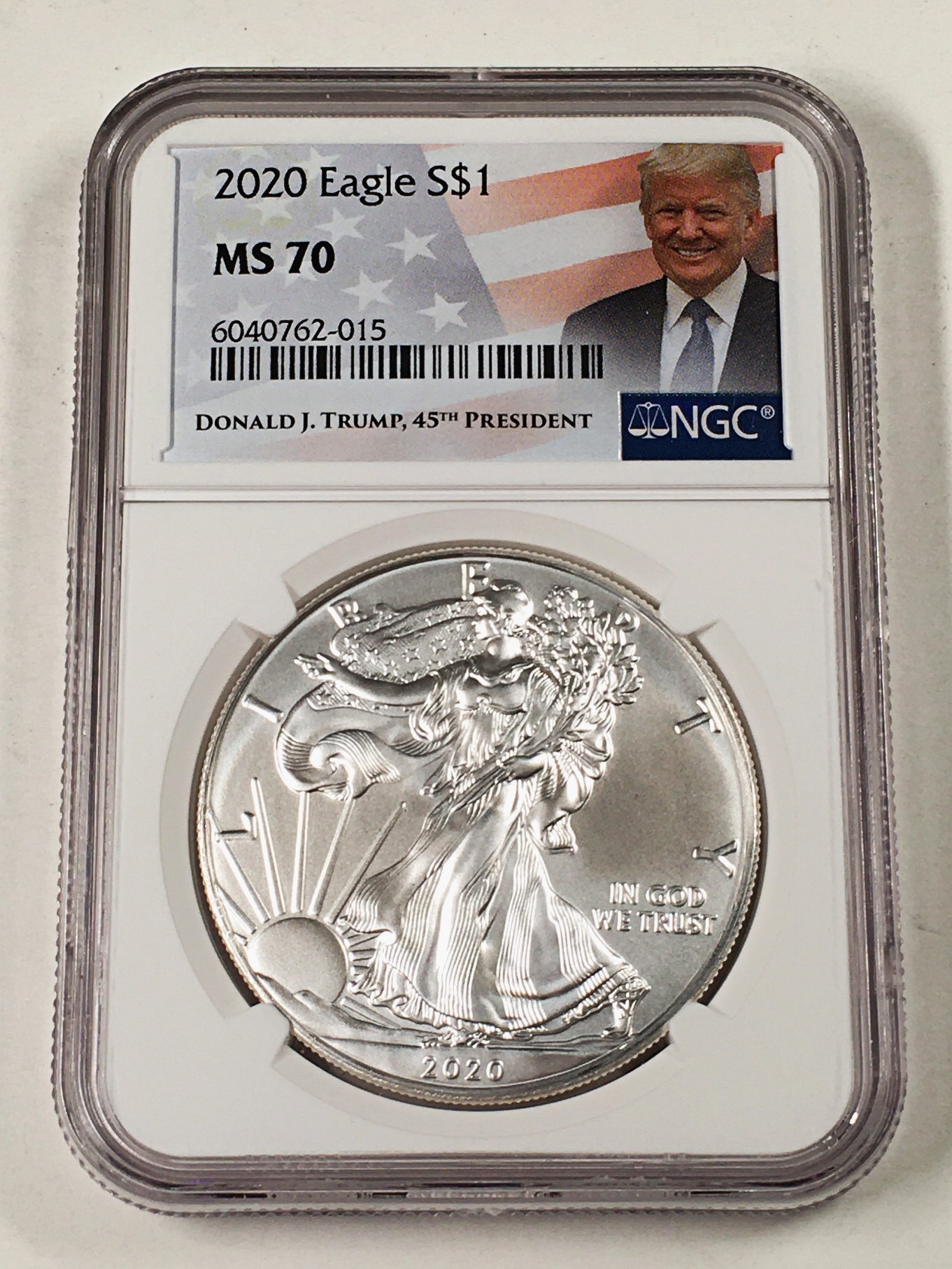 2020 American Silver Eagle*1oz .999 Fine Silver*Graded MS70 by NGC ...