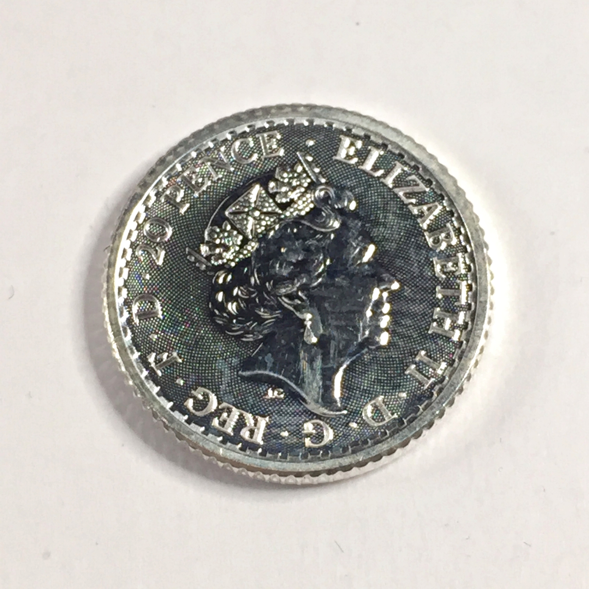 2020 Great Britain Britannia Silver 20 Pence*1/10 oz .999 Fine Silver ...