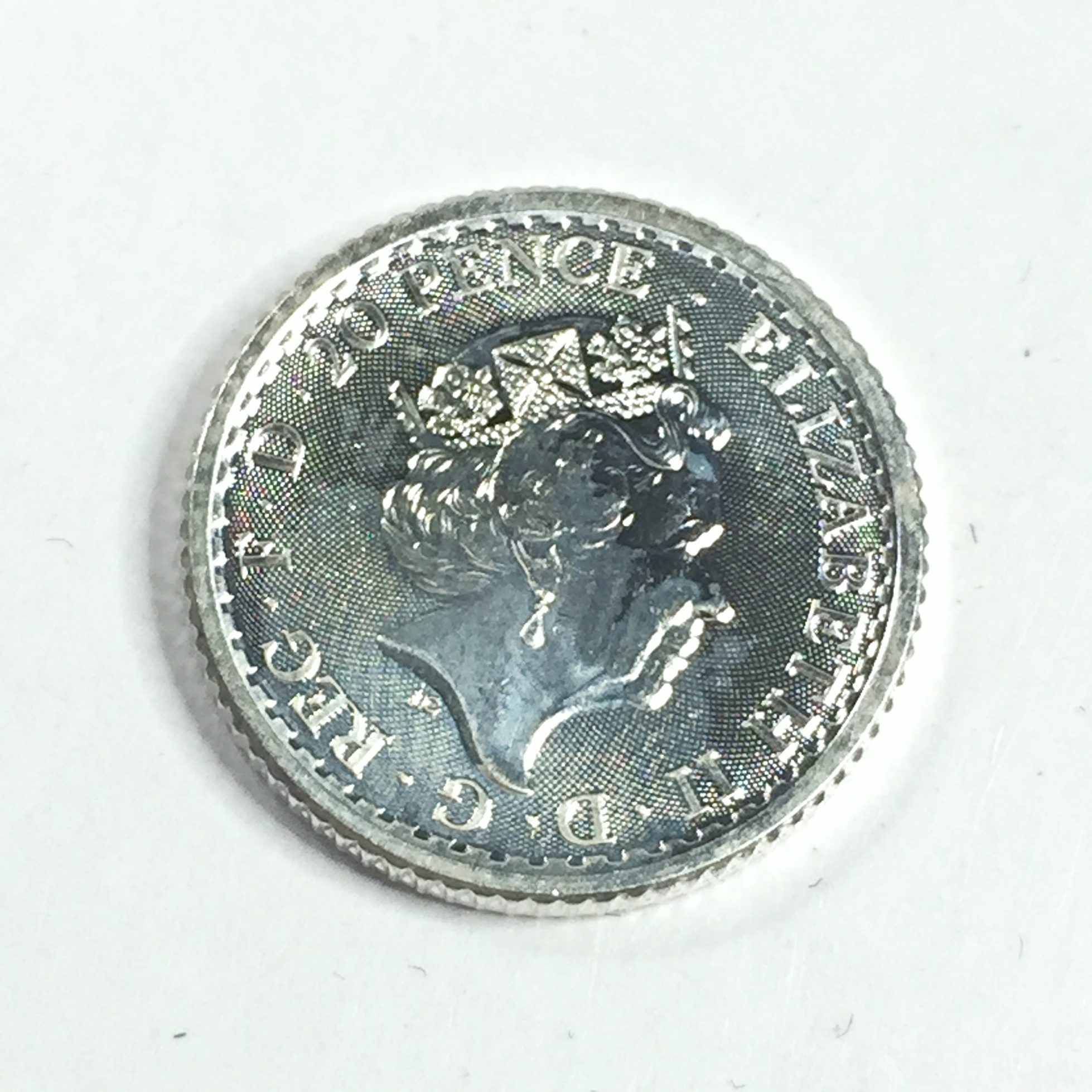 2020 Great Britain Britannia Silver 20 Pence*1/10 oz .999 Fine Silver ...