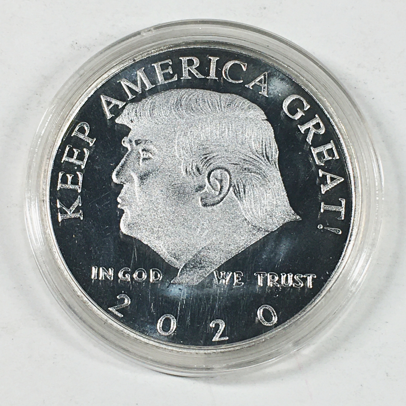2020 Silver Layered Donald J. Trump Medallion*Keep America Great*In ...