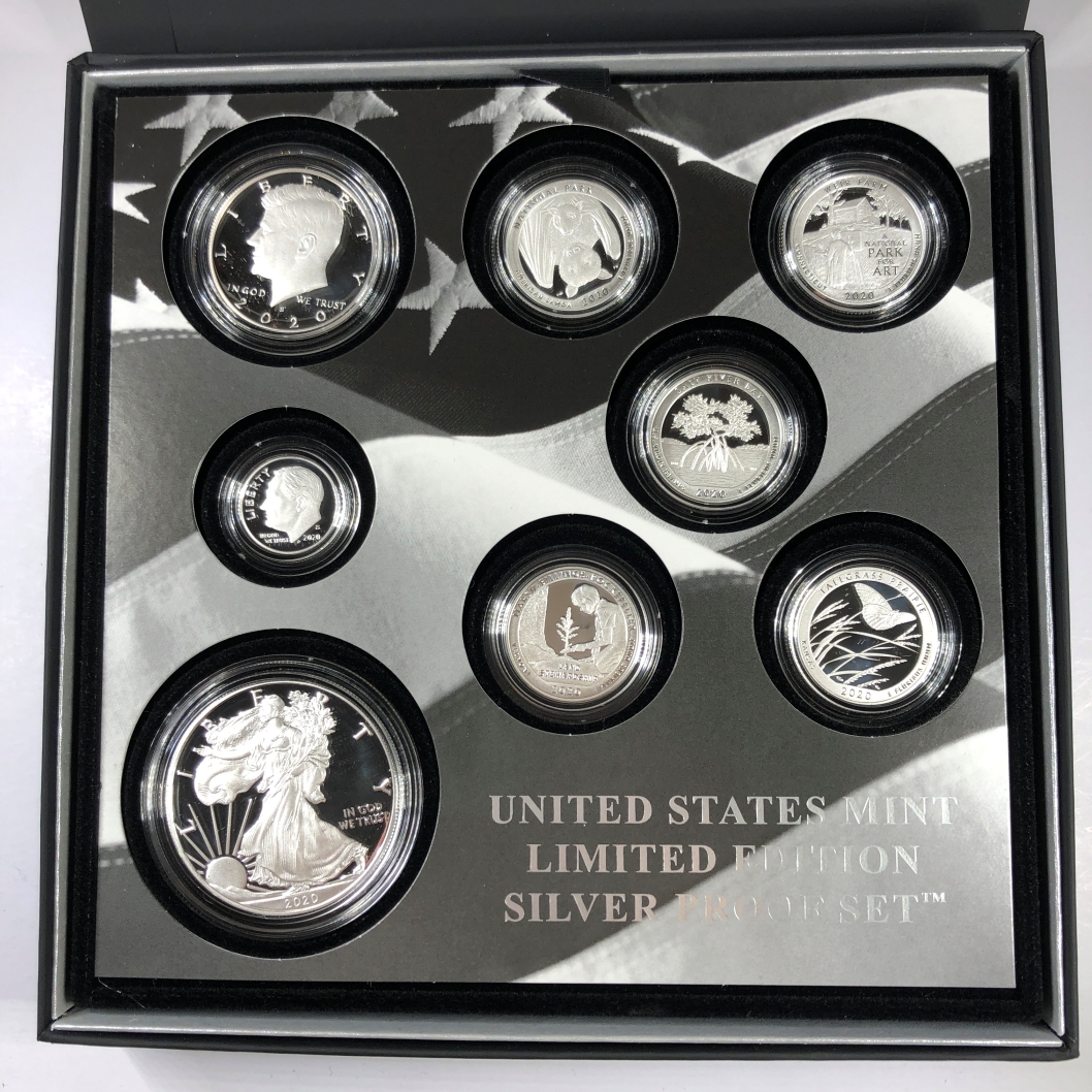 2020 US Mint Limited Edition Silver Proof Set*1oz .999 Fine Silver ...
