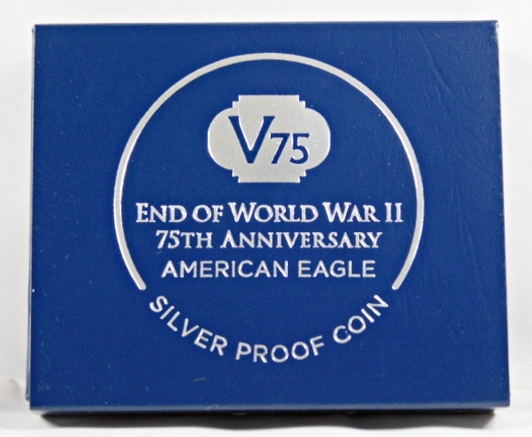 2020 V75 End of World War II 75th Anniversary American Silver Eagle ...