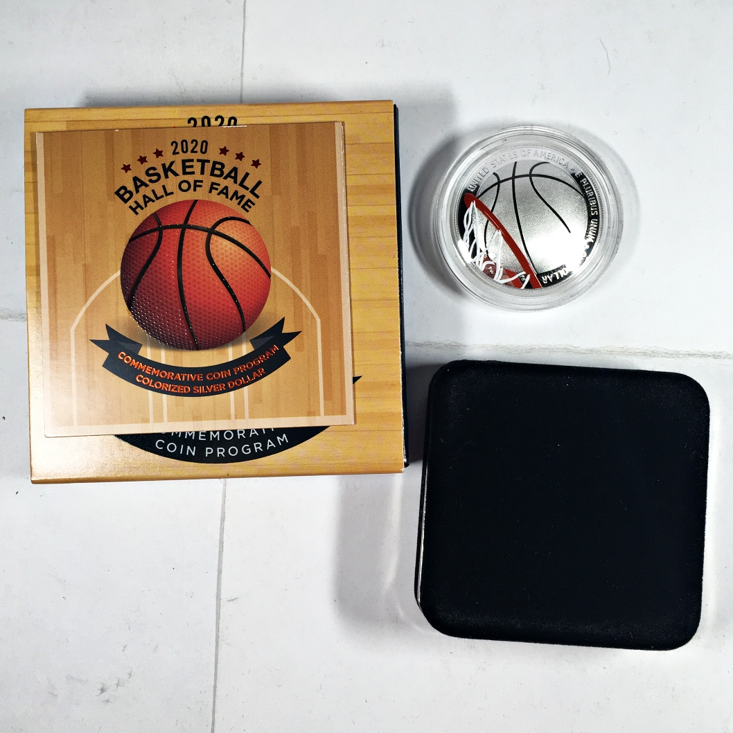 2020-P National Basketball Hall of Fame Proof Silver Dollar ...