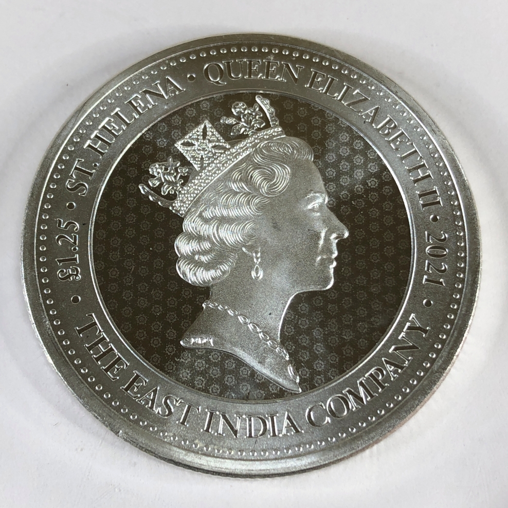 2021 Queen Elizabeth Guinea 1.25 Troy Oz 999 Fine Silver | Property Room