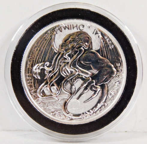 2021 Tokelau Cthulhu Mythology Silver Proof Two Dollars*1oz .999 Fine ...