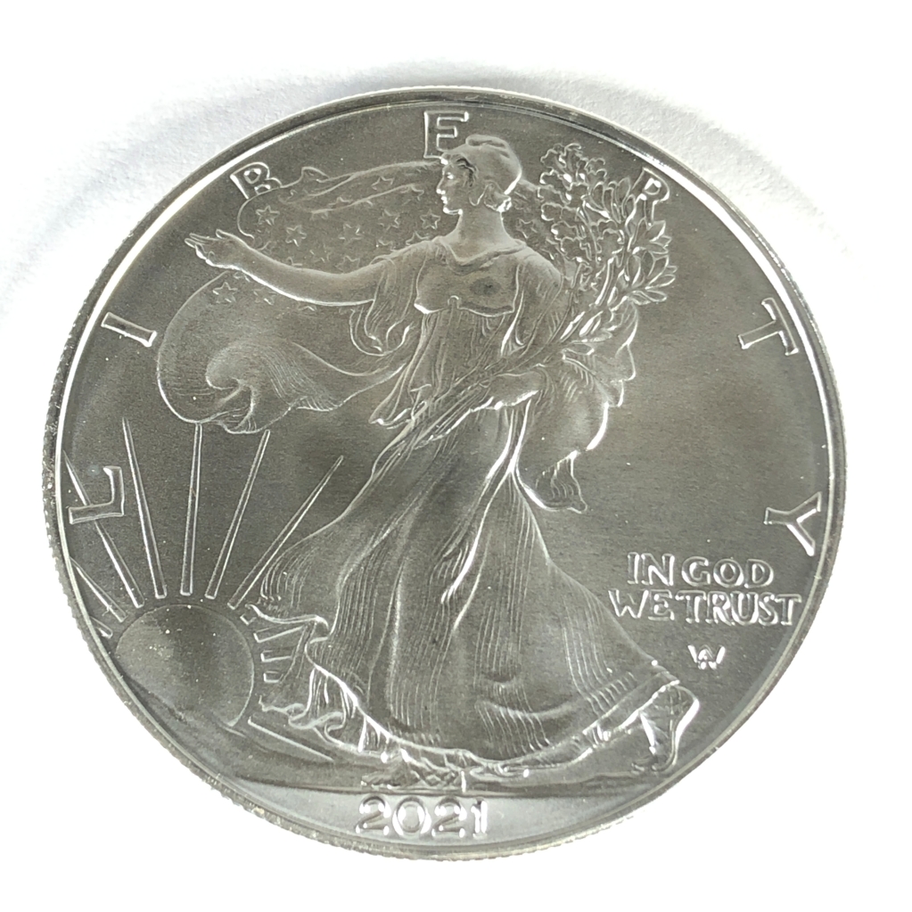 2021 Type 2 American Silver Eagle*1oz .999 Fine Silver | Property Room
