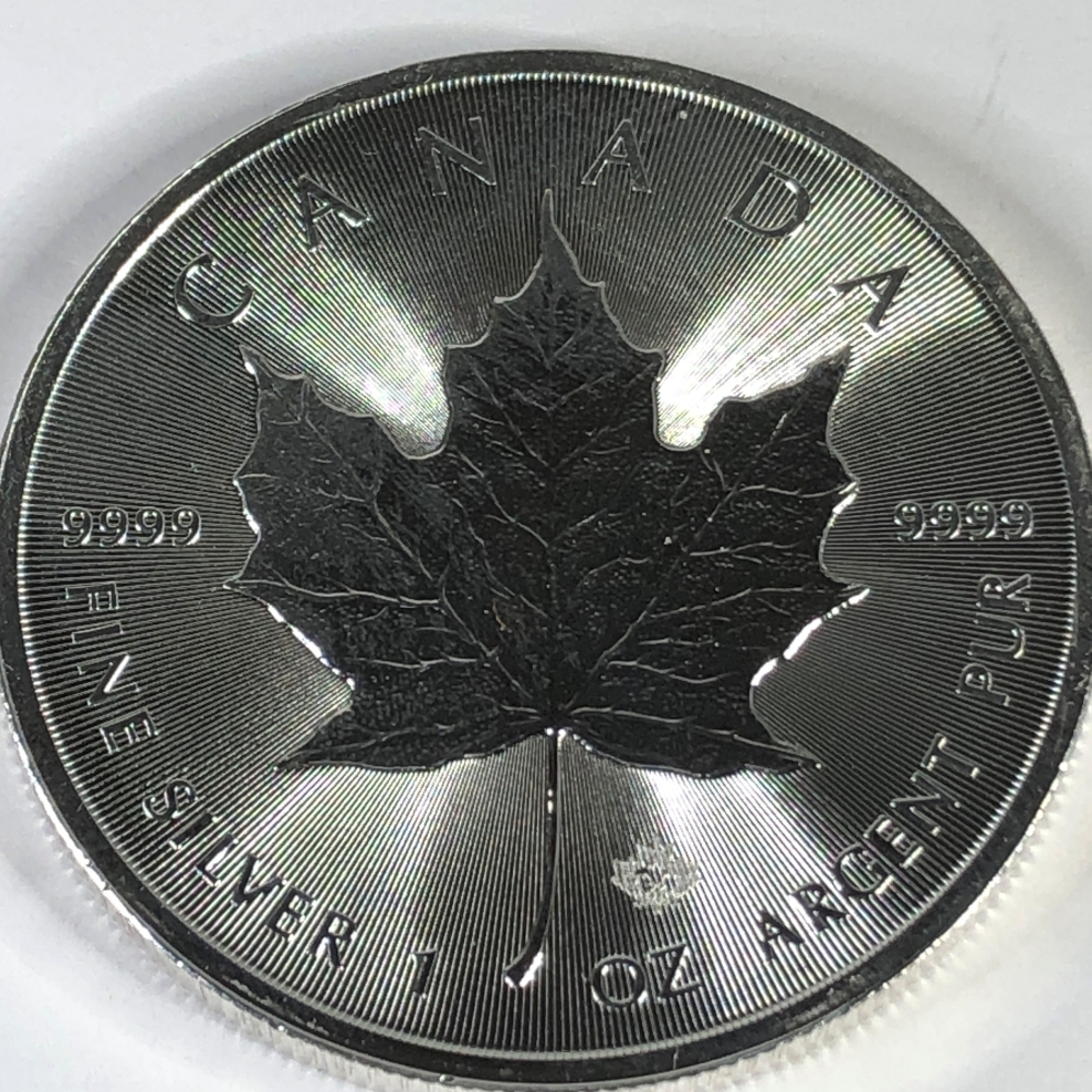 2022 Canada Silver $5 Maple Leaf*Maple Leaf Privy*Brilliant ...