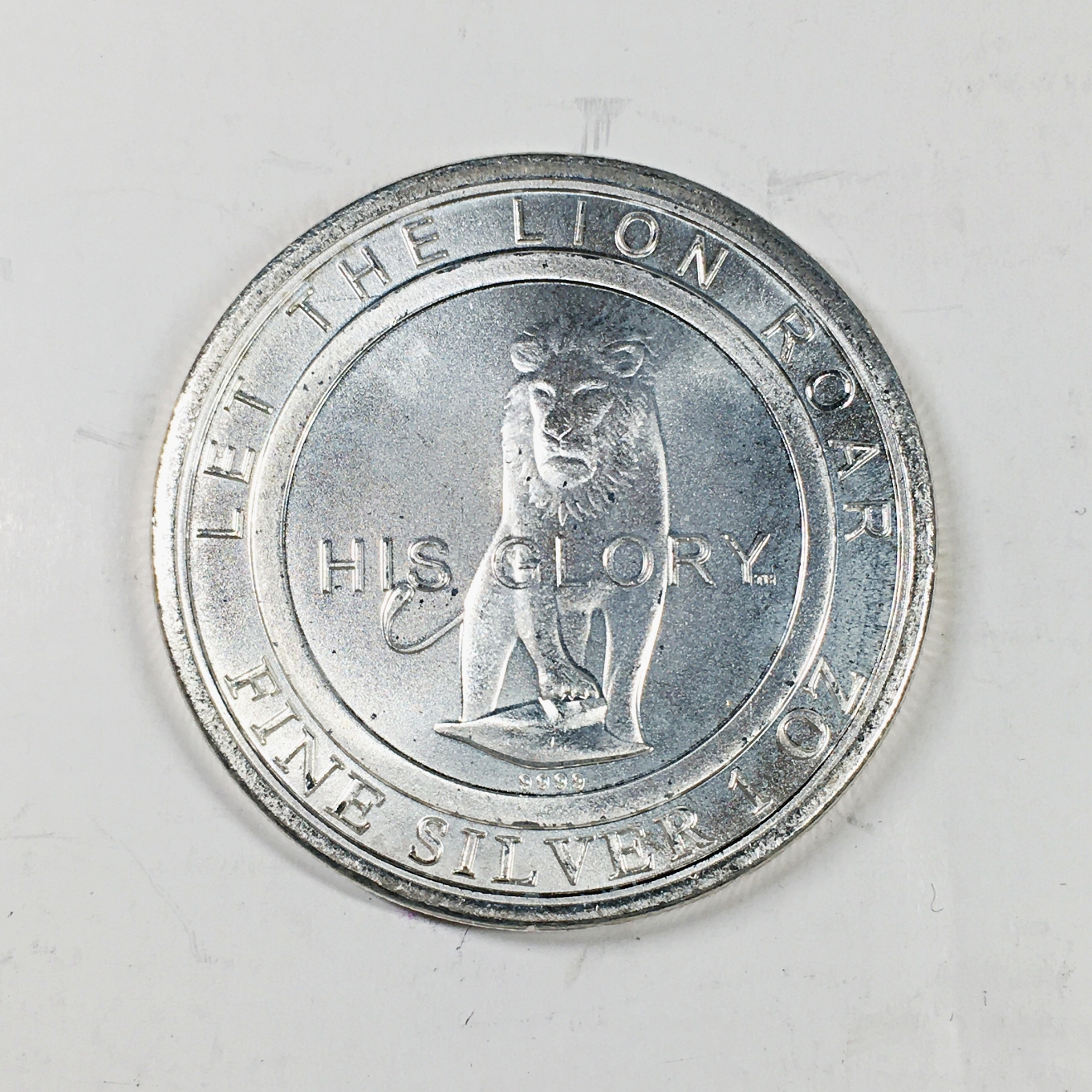2023 One Troy Ounce .999 Fine Silver Round*Lion*His Glory*Let The Lion ...
