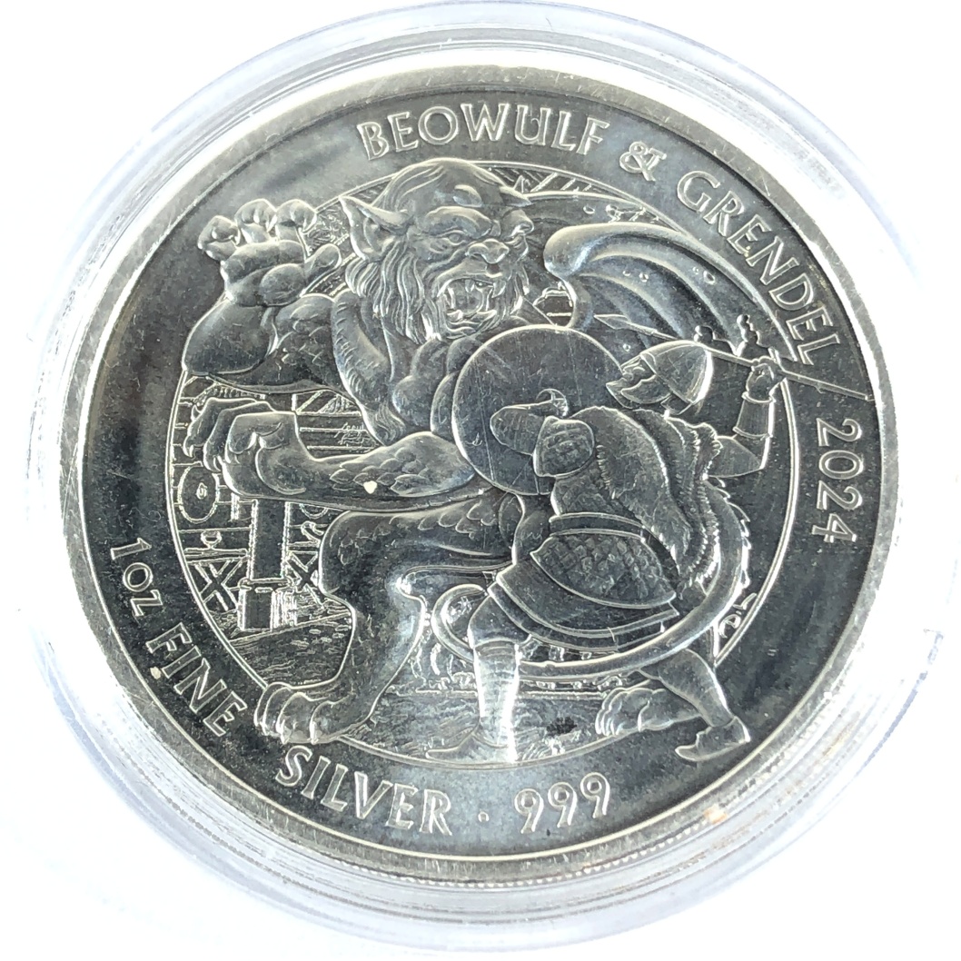 2024 Great Britain Silver £2 Beowulf & Grende Coin*King Charles on ...