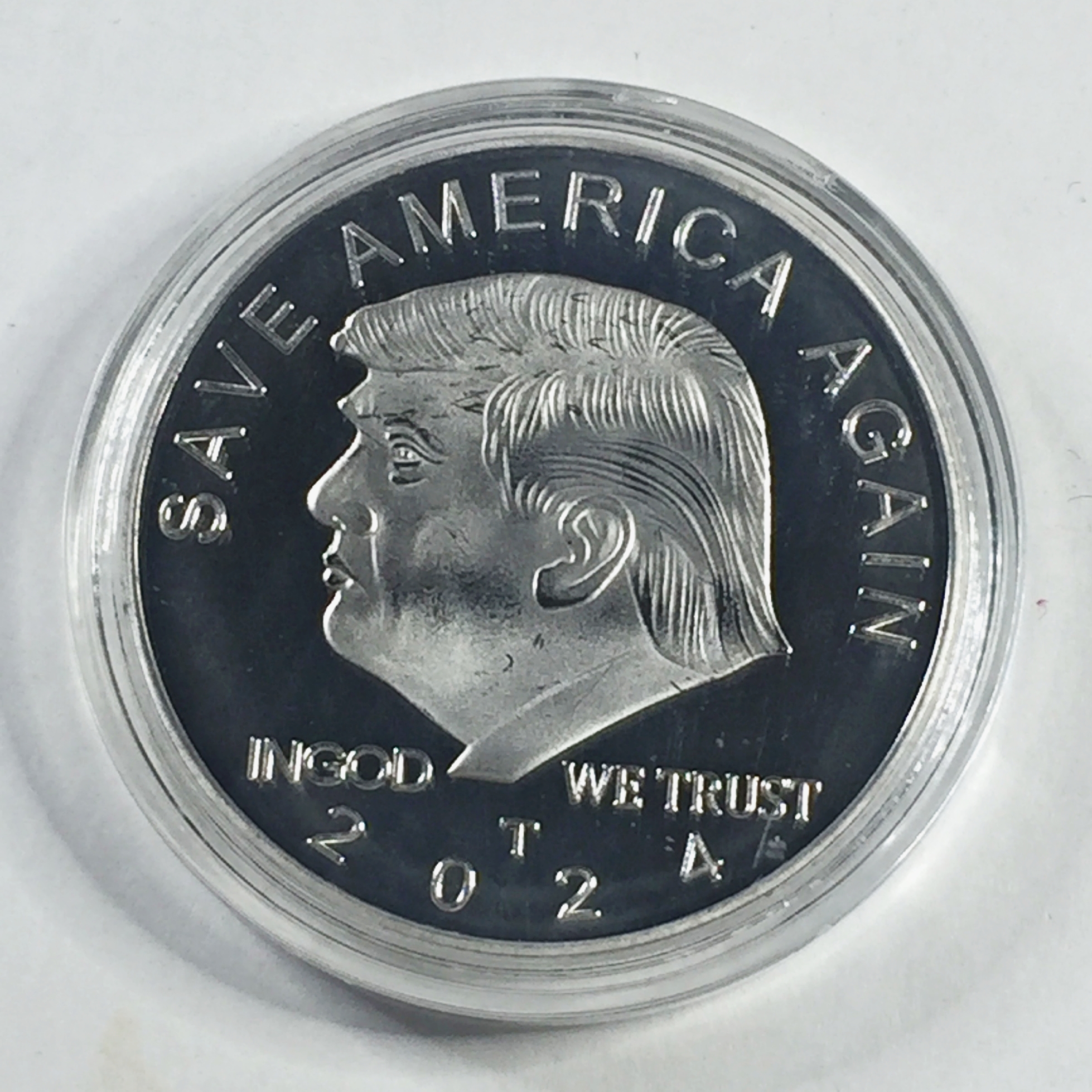 2024 Save America Again*Donald Trump Silver Colored Proof Medallion*In ...