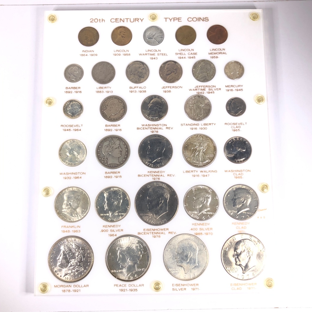 20th Century Type Coins*30 Coins Representing the Last 100 Years of ...