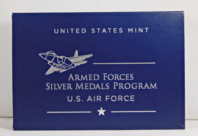 2.5 oz Silver U.S. Air Force U.S. Mint Armed Forces Silver Medals ...