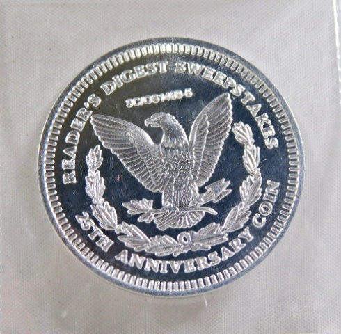 25th Anniversary Coin for Reader's Digest Sweepstakes | Property Room