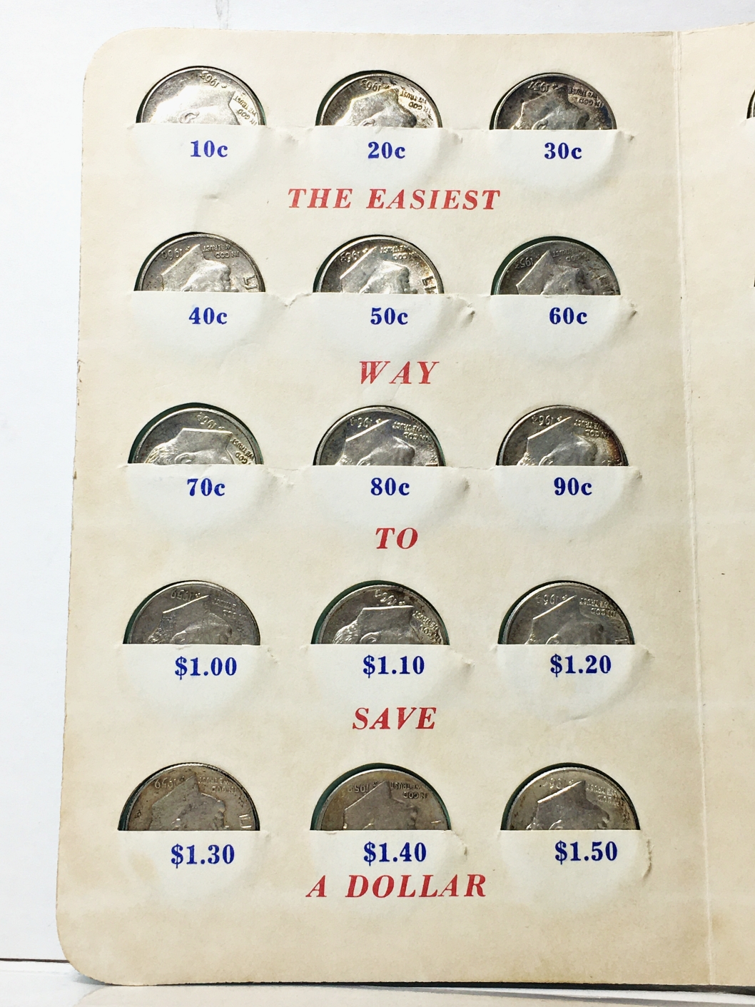 30 Silver Roosevelt Dimes*Vintage 1st National Bank in Fairfield Iowa ...