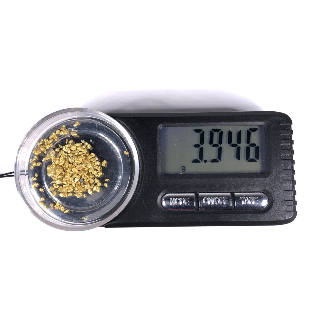 3.946 Grams Raw Gold Flakes | Property Room