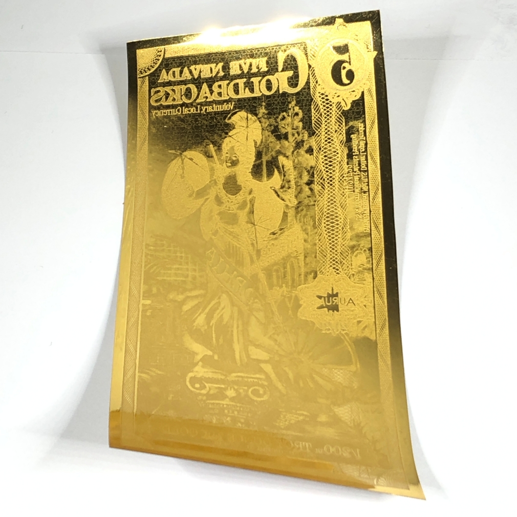 5 Nevada Goldbacks*1/200th Troy Ounces of 24K Gold*For Circulation in ...