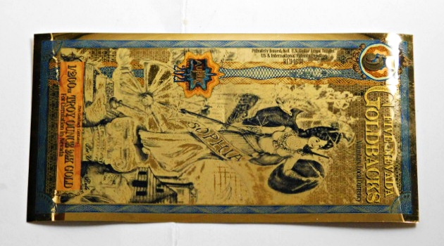 5 Nevada Goldbacks*1/200th Troy Ounces of 24K Gold*For Circulation in ...